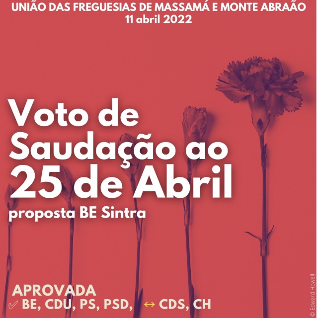 Voto De Saudação Ao 25 De Abril Proposto Pelo Bloco Aprovado Na
